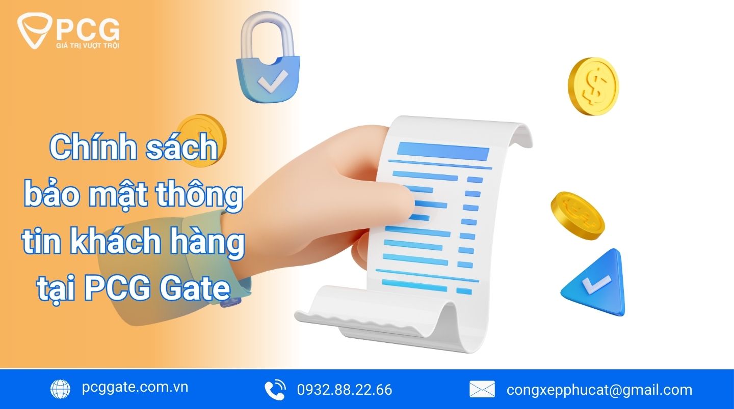 PCG Gate | Sản xuất cổng công nghiệp số 1 Việt Nam
